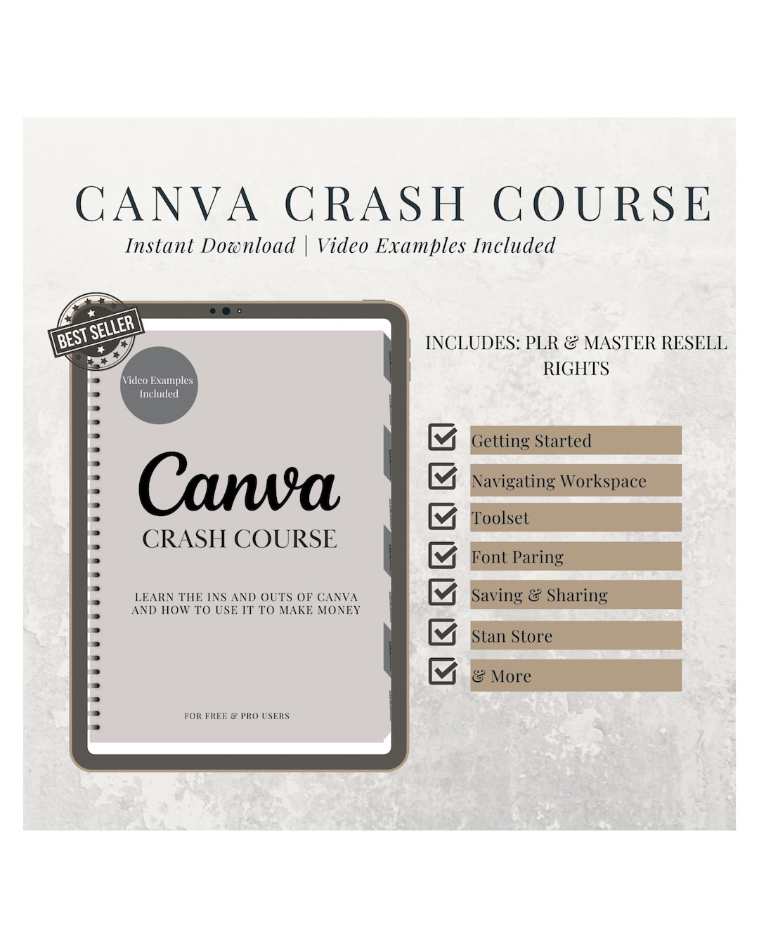 Canva Crash Course | How to Use Canva | How to Edit in Canva| Resell ...