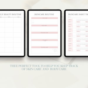Self Care Planner | Skin Care Routine | Goodnotes Planner | Wellness ...