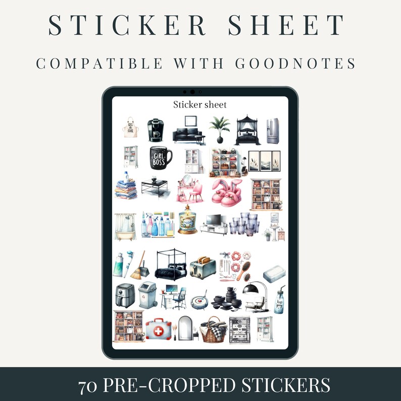My Apartment Digital Goodnotes Sticker | Sticker Notes PNG | PNG ...