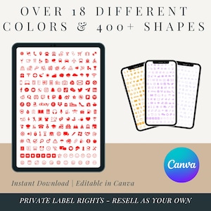 MRR Stickers | PLR Planner Stickers | Resell Rights | Digital Stickers ...