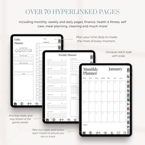 Digital Planner 2025 Undated Digital Planner Goodnotes Planner Daily ...