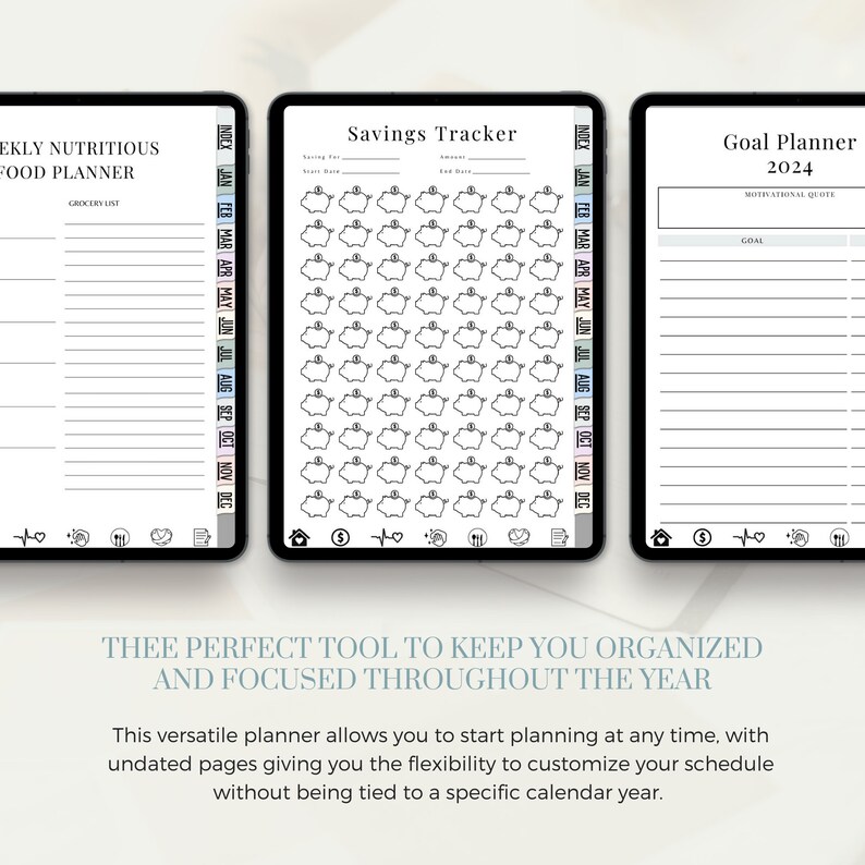 Digital Planner 2025 Undated Digital Planner Goodnotes Planner Daily ...