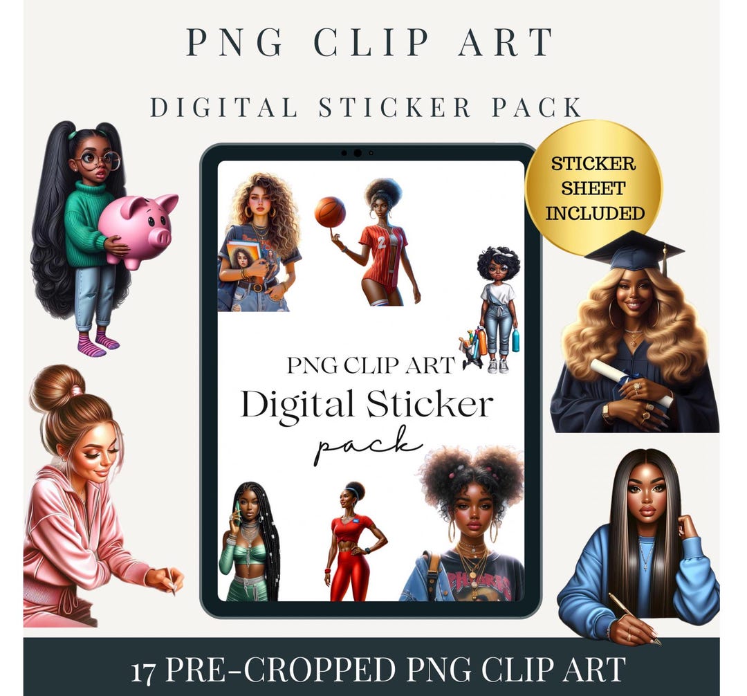 Digital PNG Clip Art | Sticker Notes PNG | PNG Digital Stickers ...