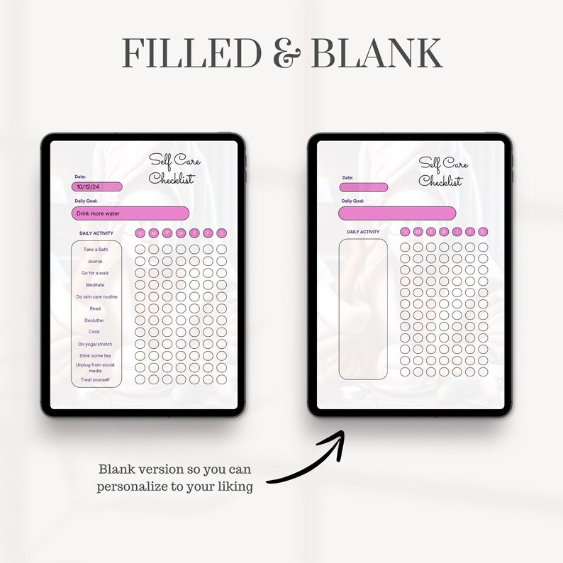 Self Care Tracker | Self Care Printable | Self Care Printable | Self ...