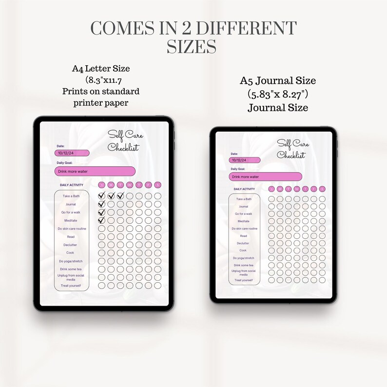 Self Care Tracker | Self Care Printable | Self Care Printable | Self ...