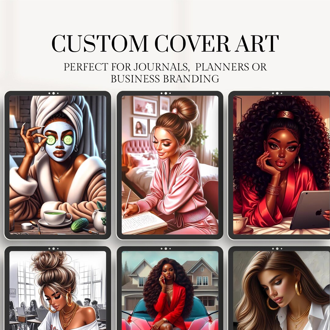 Custom Digital Planner Covers | Faceless Content| Journal Cover ...