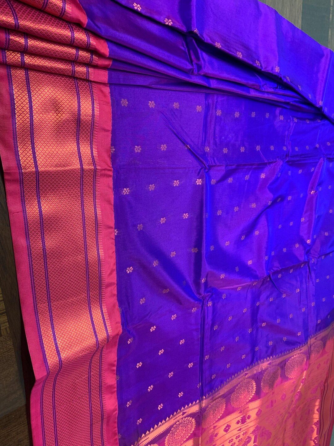 Beautiful Fancy Irkal Silk Purple Color - Etsy