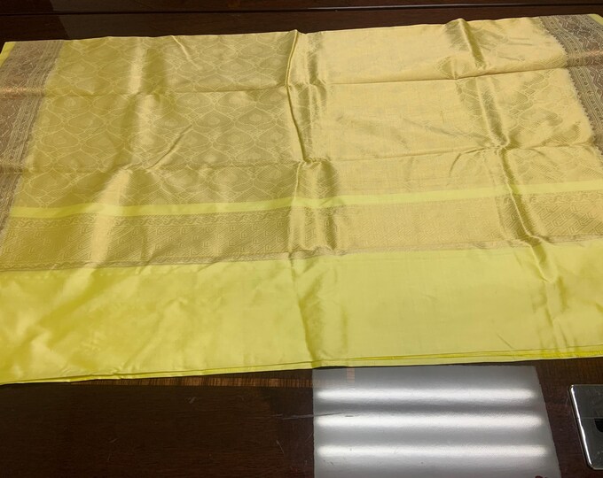 Pure Kanjivaram Silk With Gatti Silk Mark Certified , for Any Special ...