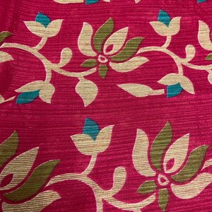 Yellow Color Matka Silk Saree With Flower Design - Etsy