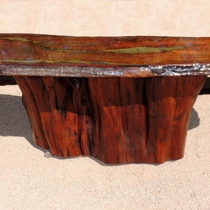 Giant Sequoia Wood Slab Bar, Super Rare, Live Edge, Redwood, Stone ...
