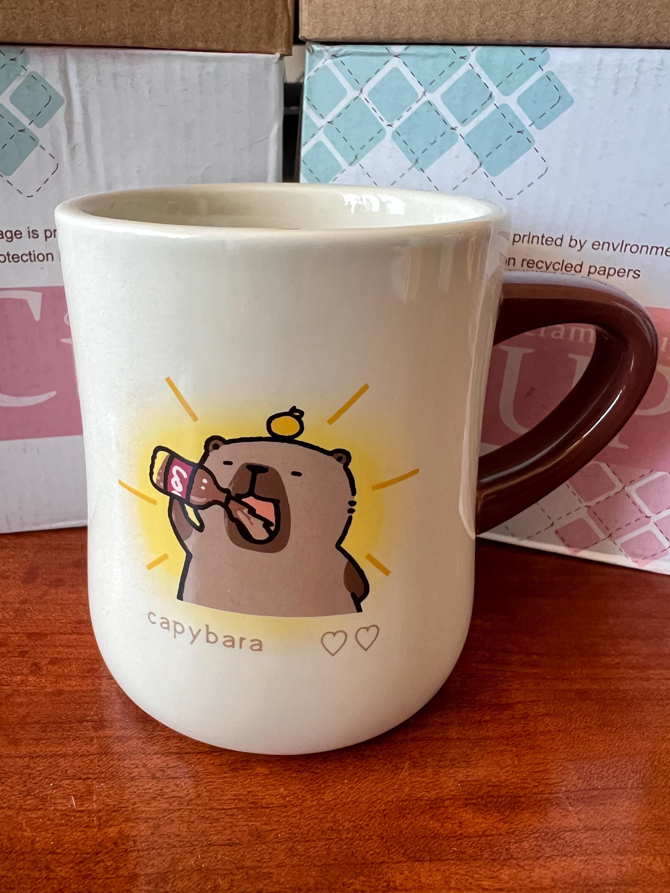 Capybara Mug 14 Oz – Sip in Joy With This Adorable Buddy! - Etsy