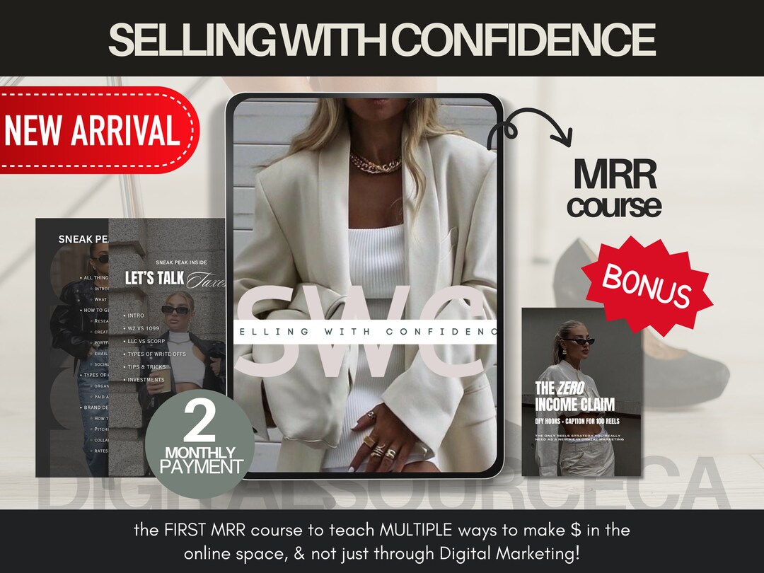 SWC 2 Monthly Payment Plan Selling With Confidence Master Resell Rights ...