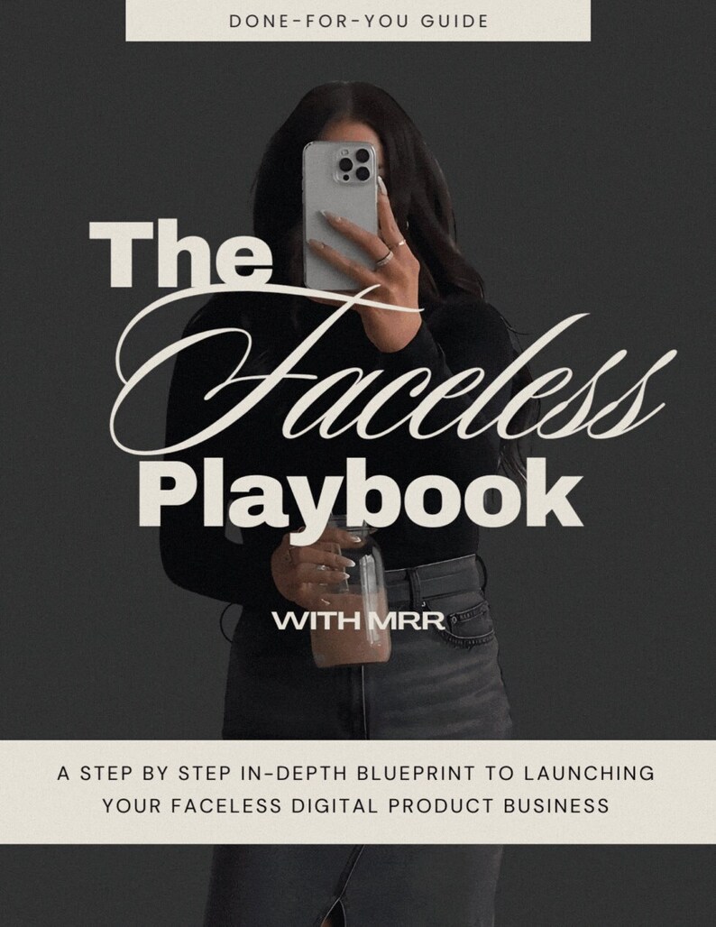 Faceless Digital Marketing Blueprint With Master Resell Rights Faceless ...