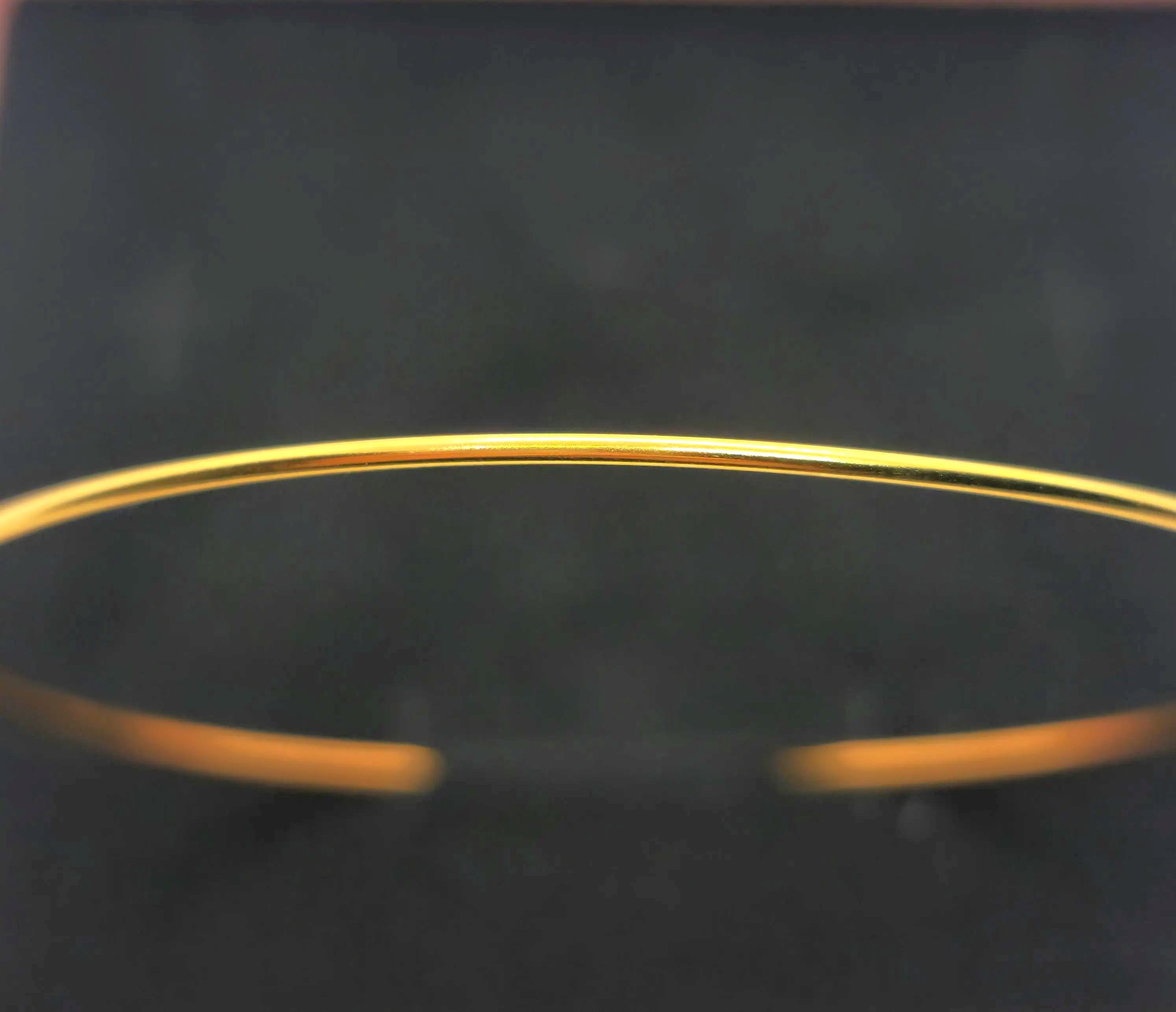 Solid Gold Bangle Jewelry, 18k, 14k, 10k, Unique Bangles, Statement ...