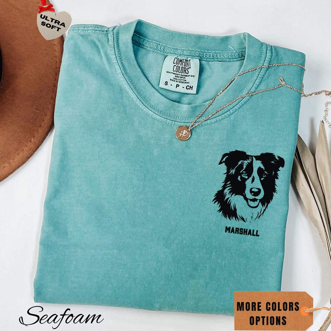 Personalized Border Collie Sweatshirt, Custom Collie Shirt, Collie Mom ...