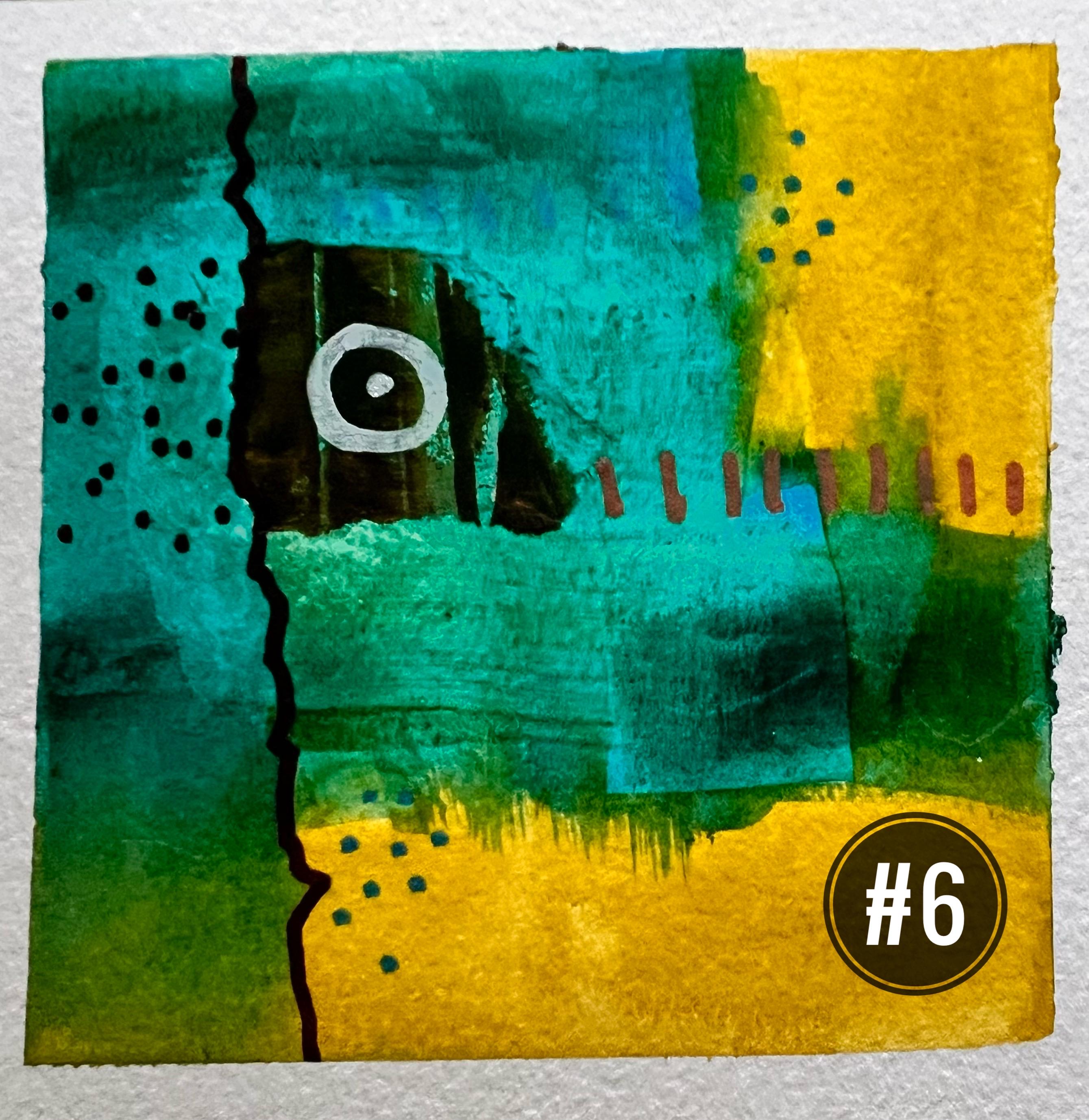 Small Modern Artwork, Original One of a Kind Art, Expressionist Style ...