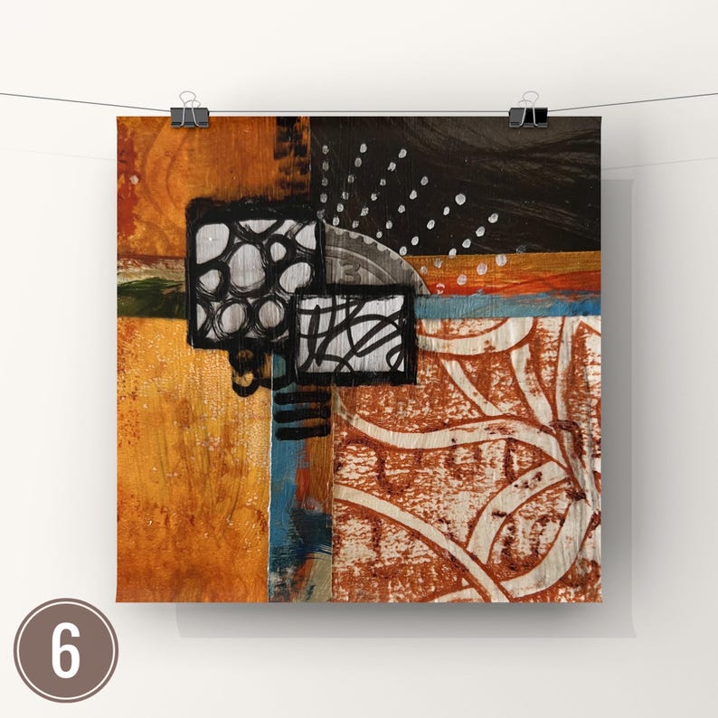 Abstract Art, Original One of a Kind, Small Expressionist Accent, Art ...