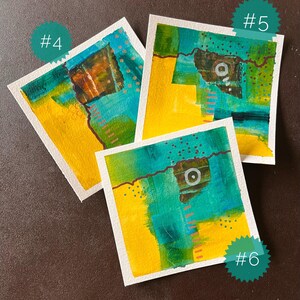 Small Modern Artwork, Original One of a Kind Art, Expressionist Style ...