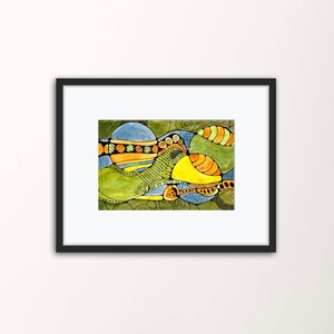 Original Small Watercolor Abstract Painting 9x12 - Etsy