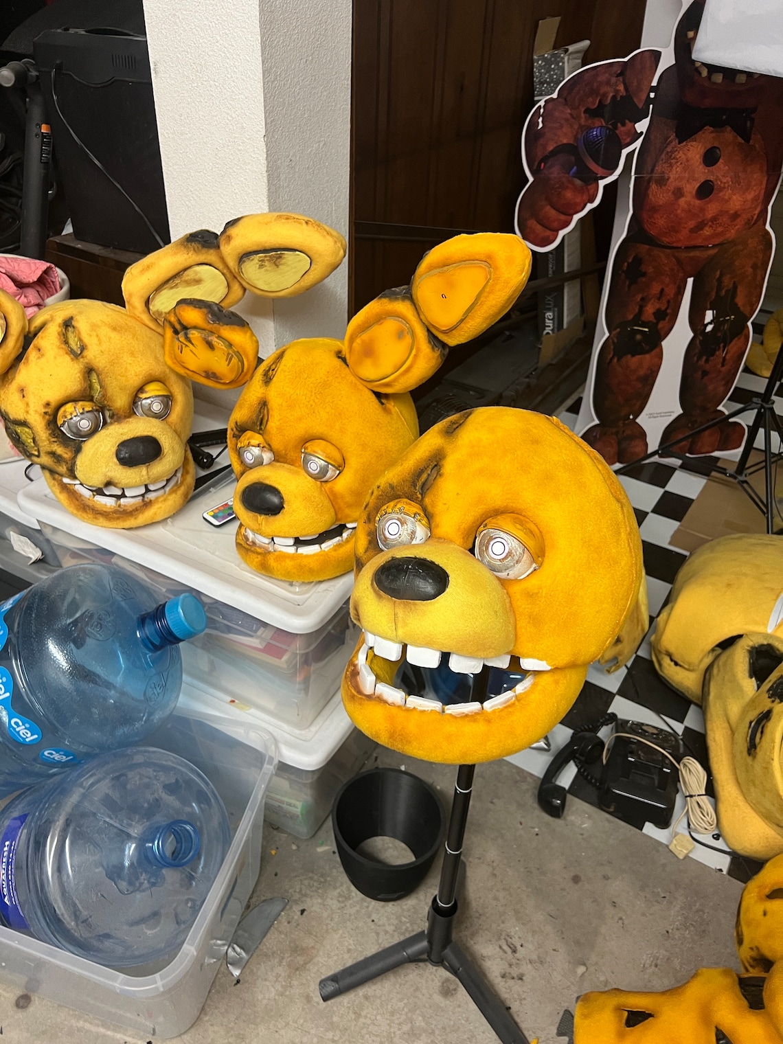 FNAF Movie Yellow Rabbit Cosplay Head Replica - Etsy