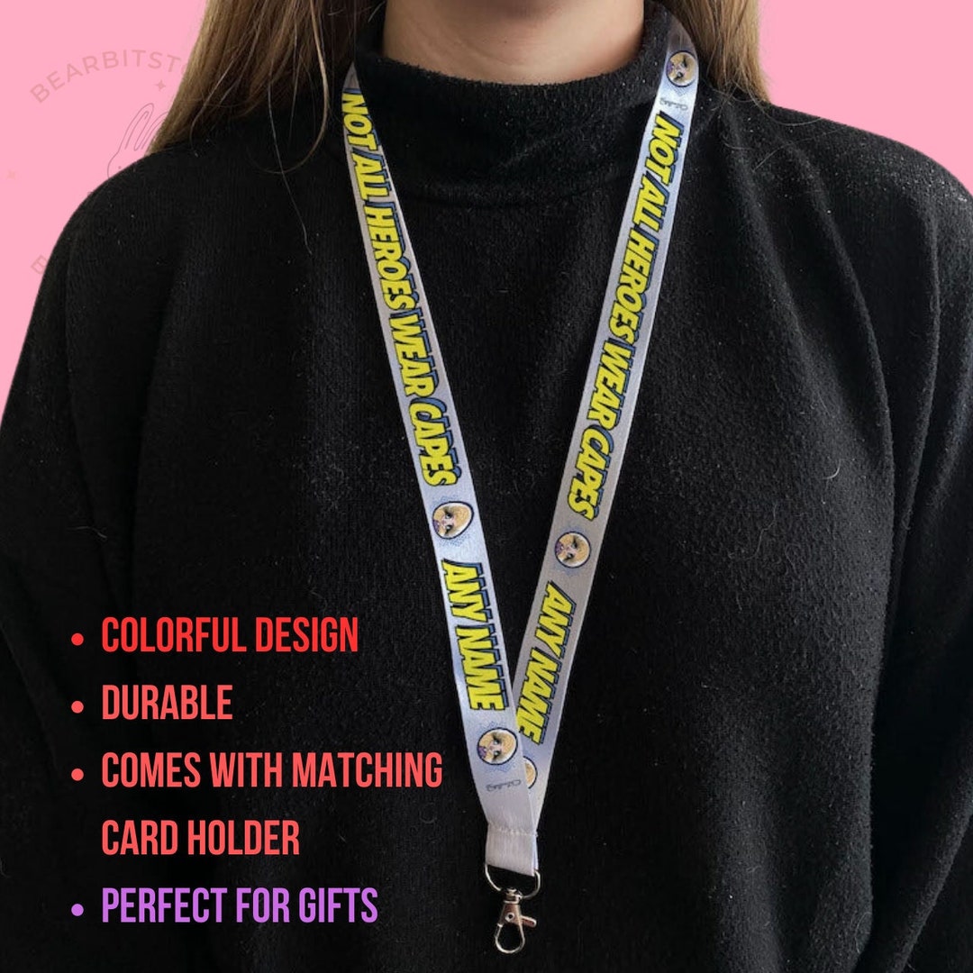 Custom Print Lanyards Personalized Teacher Lanyards, Perfect for Ids ...