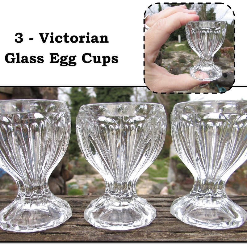 Glass Egg Cups - Etsy