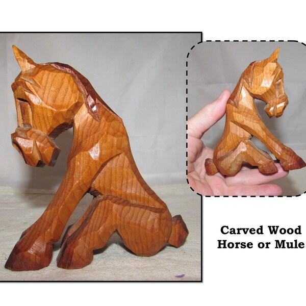 Mule Figurine - Etsy