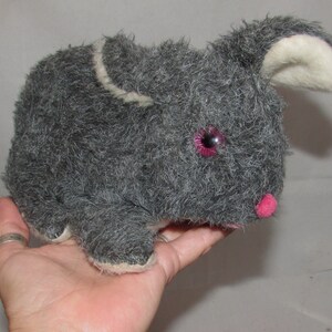 Vintage Gray Bunny Rabbit Plush Toy by Commonwealth Toys, Childs Toy ...