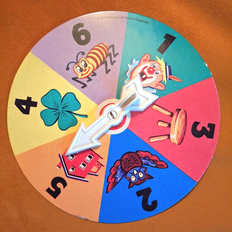 Vintage 2003 Hasbro Game Spinner for Chutes & Ladders Board Game - Etsy