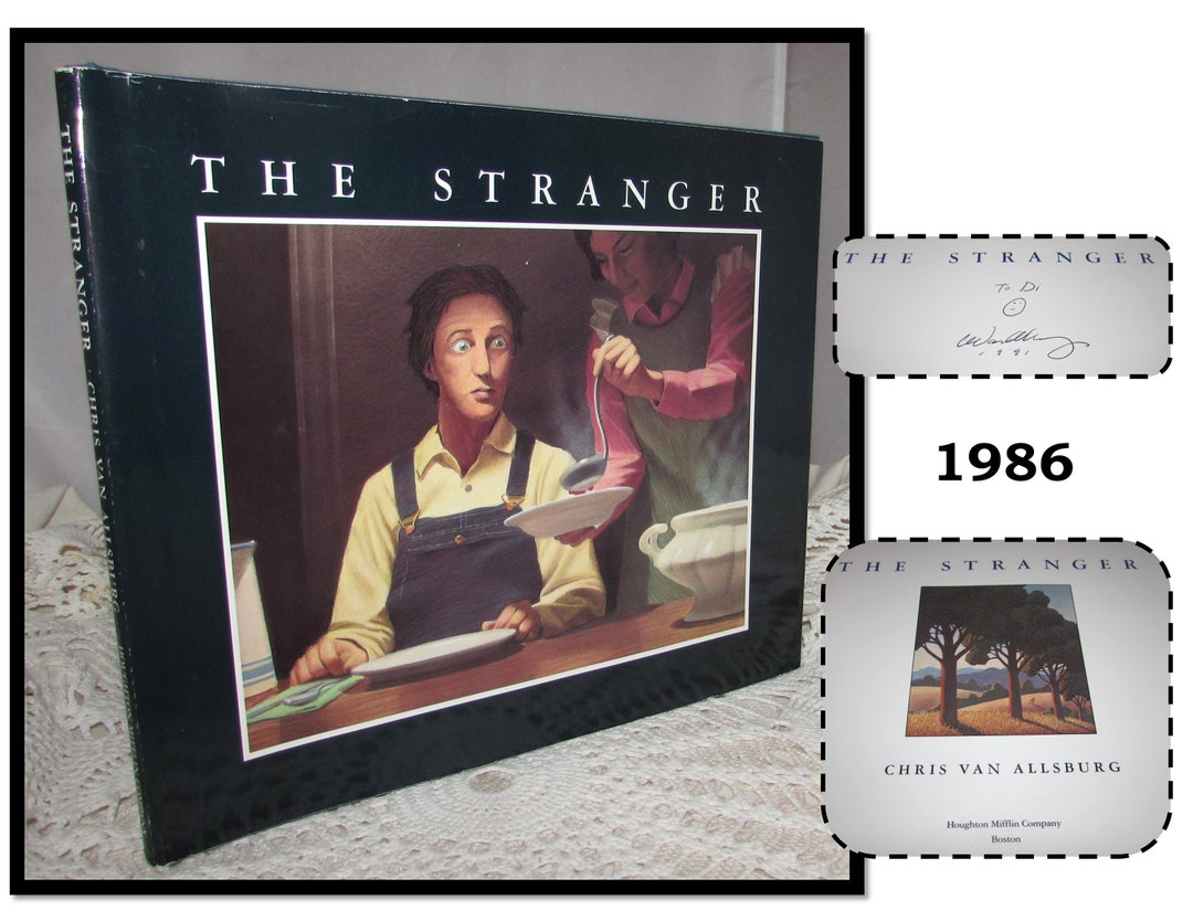 Vintage 1986 Hardcover Children's Book W/ Dust Jacket, the Stranger by ...