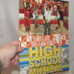 Vintage High School Musical Notebook Cover Folder, Cardstock, Zac Efron ...