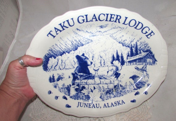 Home & Living Kitchen & Dining Trays & Platters BBG Fish Taku Glacier ...