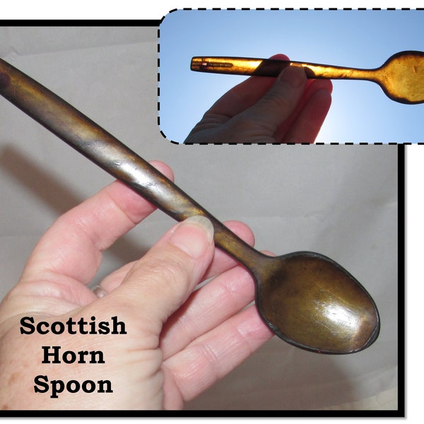 Horn Spoon - Etsy