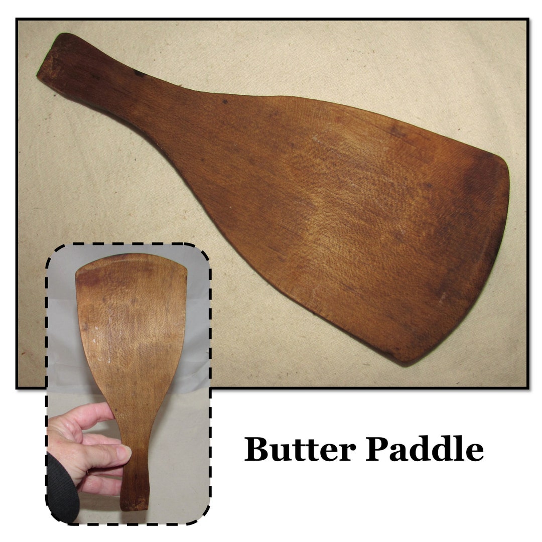 Vintage Wooden Butter Paddle Spade, Butter Making Utensil - Etsy