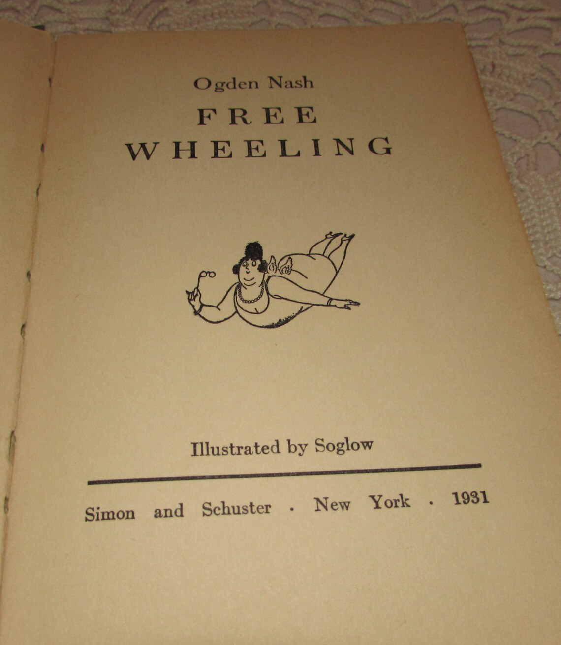 Vintage Hardcover Book Free Wheeling by Ogden Nash Simon and - Etsy