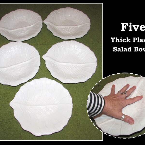 Plastic Leaf Bowls - Etsy
