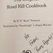 Vintage 1987 the Original Road Kill Cookbook by B R Buck Peterson ...