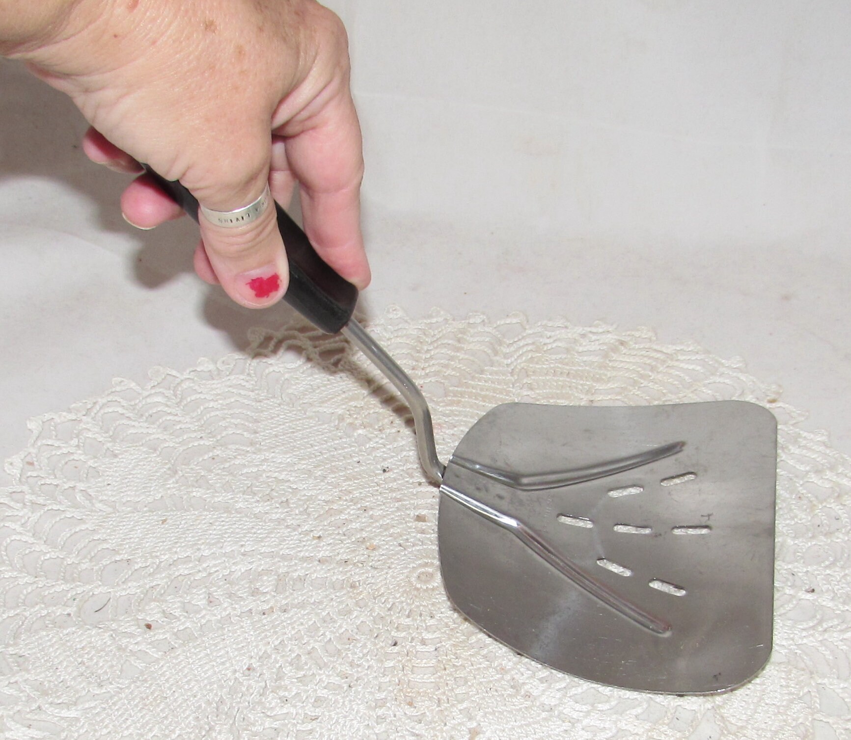 Vintage Large Stainless Steel Foley Pancake Flipper Turner Spatula With ...