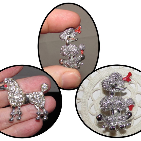 Poodle Brooches Pins - Etsy