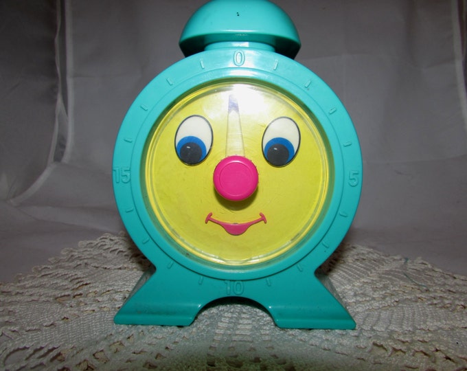 Vintage Tommy the Time Out Timer Clock by Nursery Needs, 70s, Clock ...