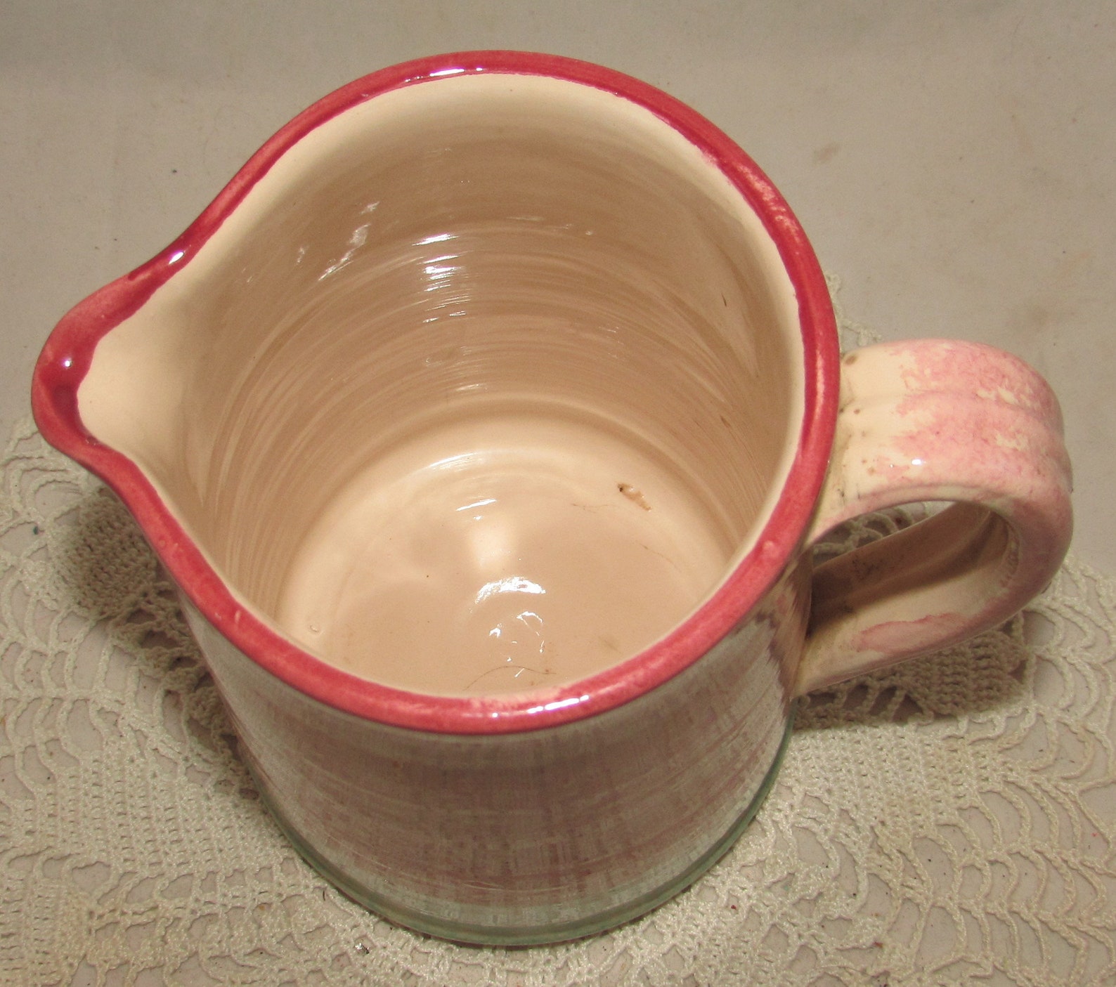 Vintage Italian Redware Pottery Milk or Juice Pitcher by Lamas | Etsy