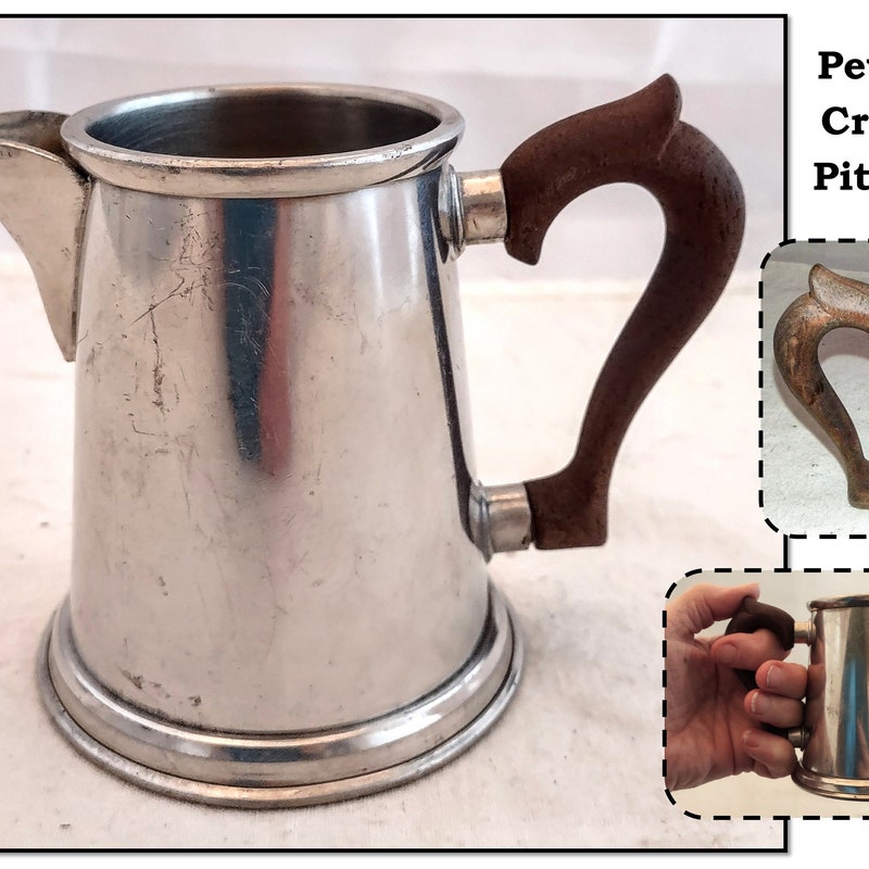 Wood Handle Pitcher - Etsy