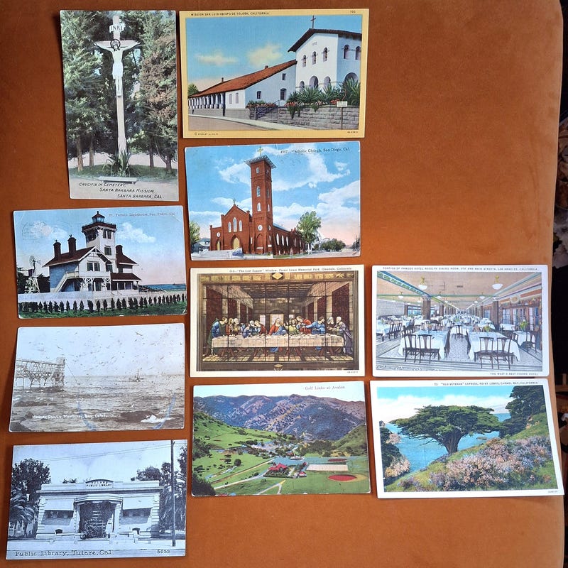 Los Angeles Postcard - Etsy