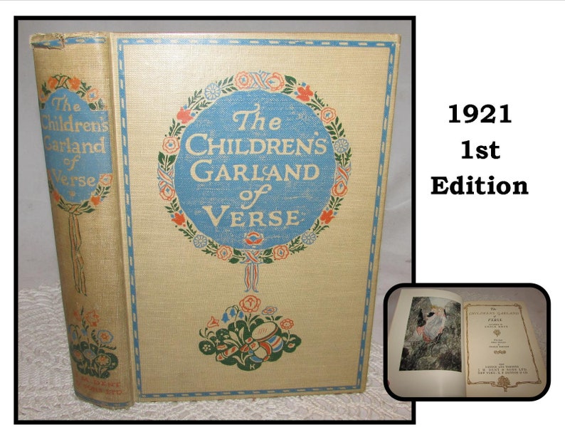 Vintage Hardcover Childrens Book the Children's Garland - Etsy