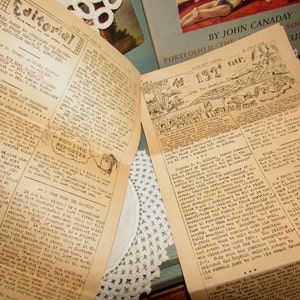 Vintage 1945 Military Base Camp Newspaper, Windy City Journal, 132 Inf ...