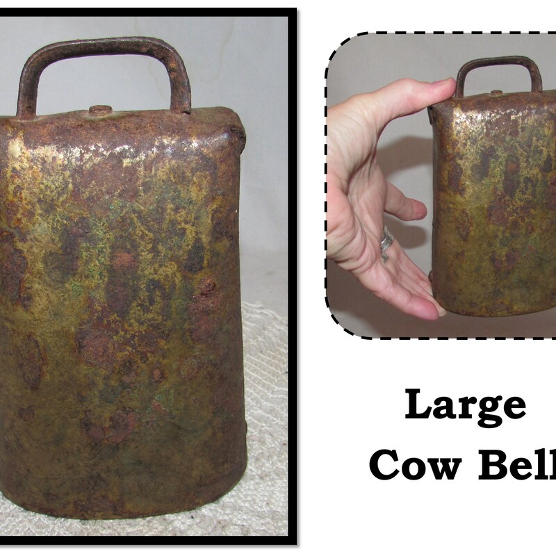 Antique Cow Bell - Etsy