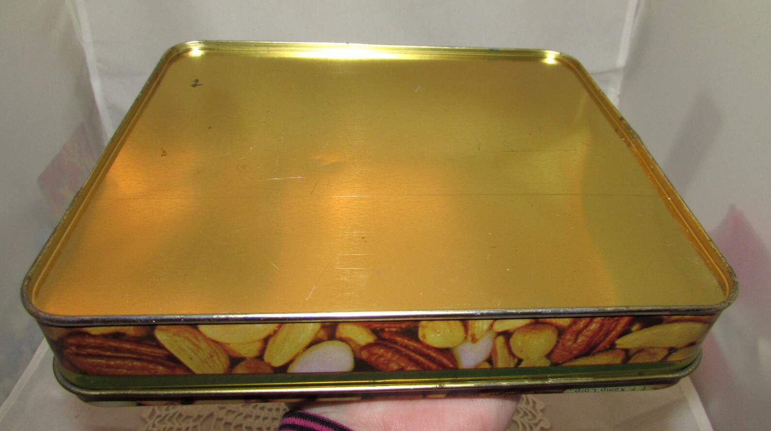 Vintage Kemp's Salted Golden Glow Nuts Tin Box 1962 | Etsy