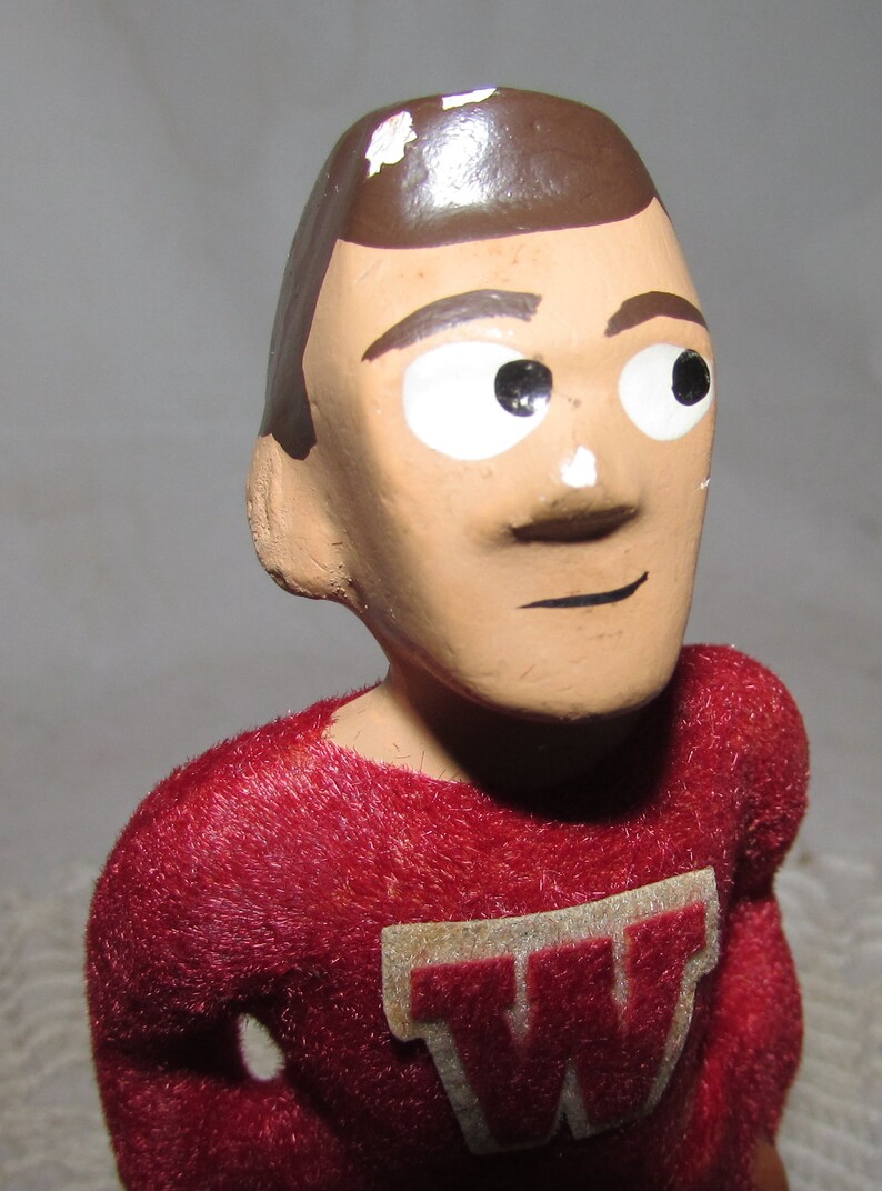 Vintage Chalkware Varsity Vic Collegiate Figurine by Bud Plone | Etsy