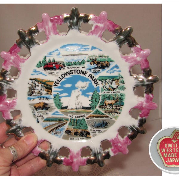 Yellowstone National Park Souvenir Plate - Etsy