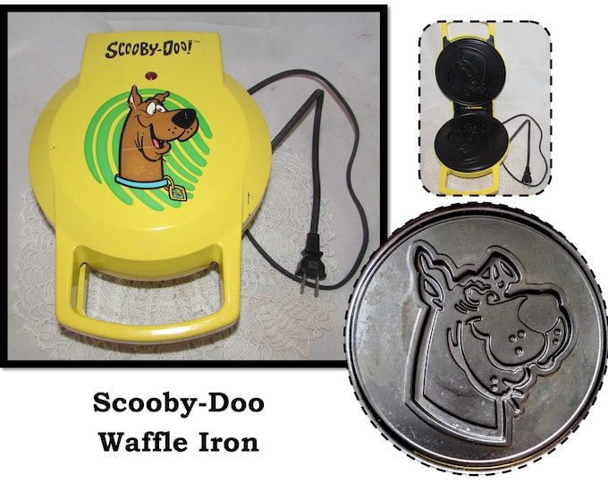 Vintage Bright Yellow Scooby Doo Waffle Maker by Salton - Etsy